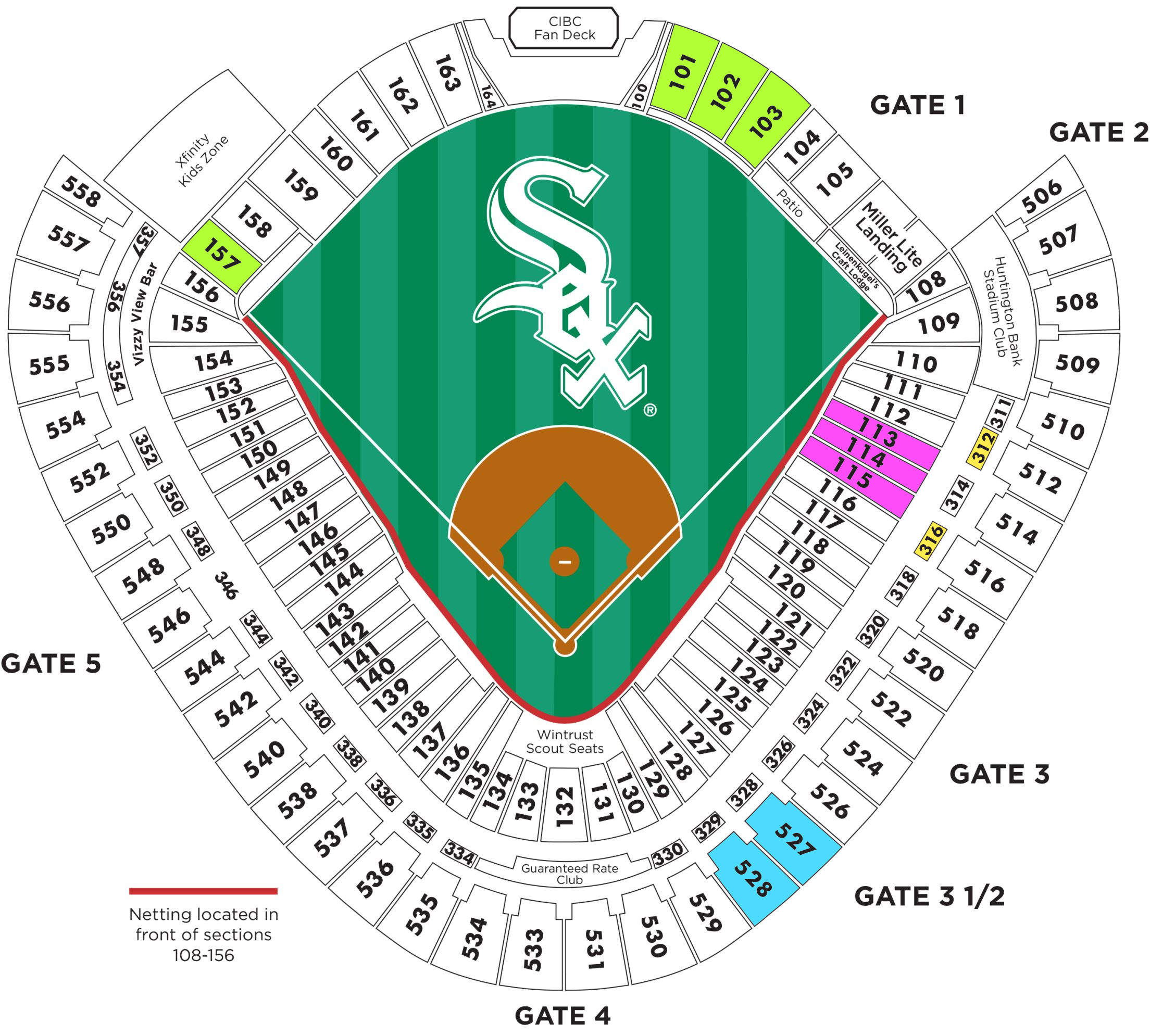 2023-sox-seating-map – The Online Home of Teamsters Local 710